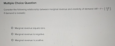 Multiple Choice QuestionConsider the following | Chegg.com
