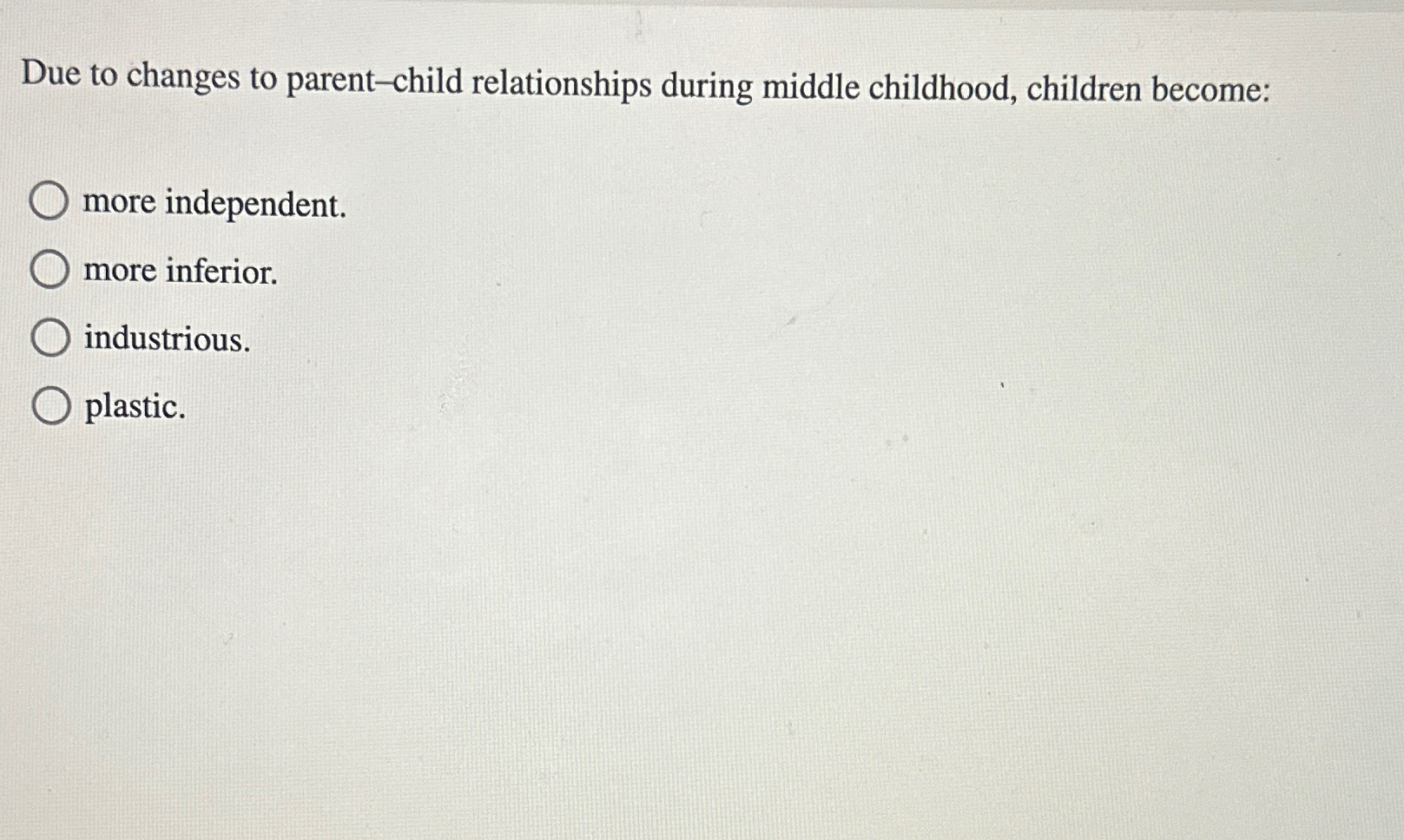 Solved Due to changes to parent-child relationships during | Chegg.com