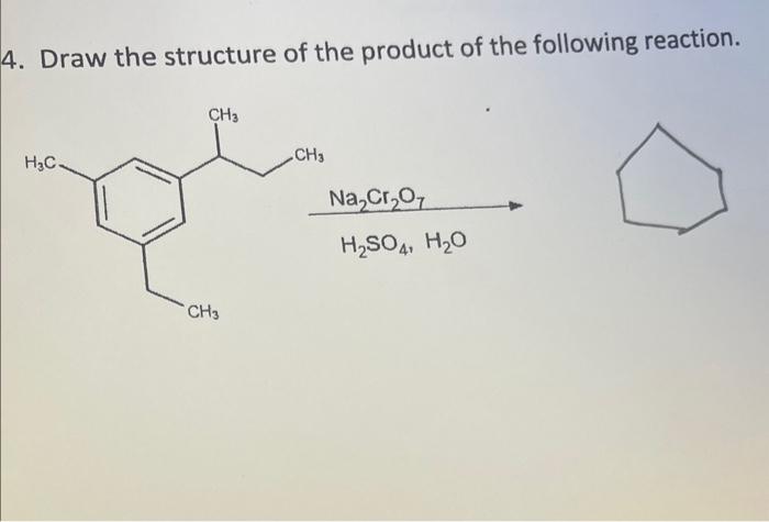 Solved 4. Draw the structure of the product of the following | Chegg.com