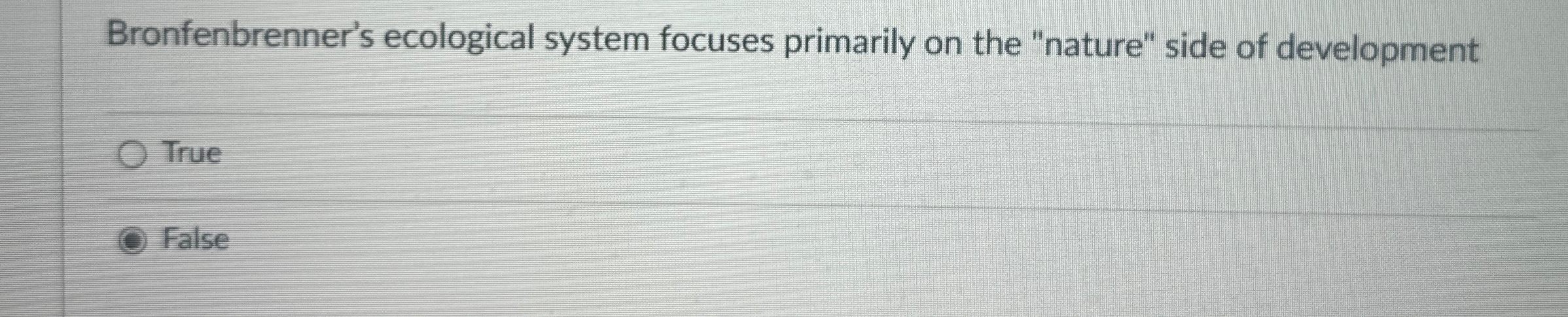 Solved Bronfenbrenner's ecological system focuses primarily | Chegg.com