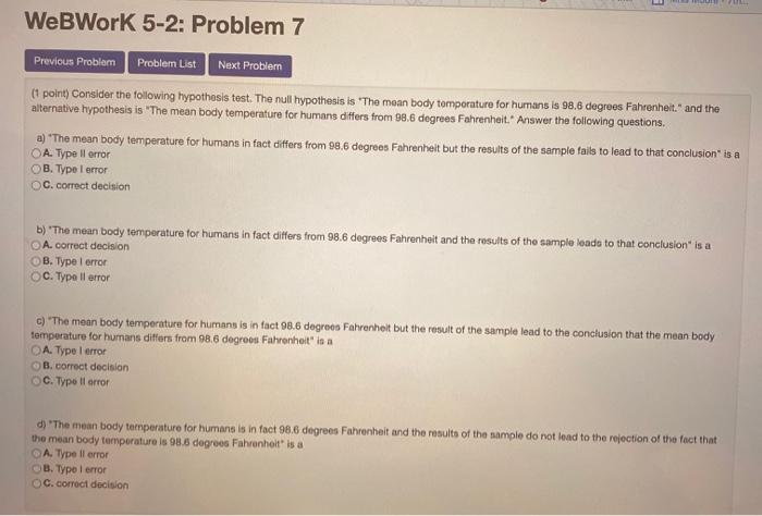 Solved WeBWork 5-2: Problem 6 Previous Problem Problem List | Chegg.com