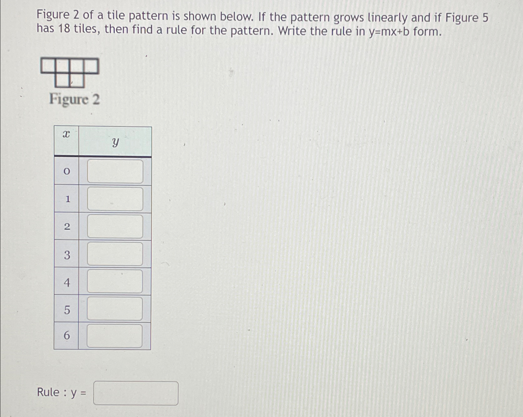 Solved Figure 2 ﻿of a tile pattern is shown below. If the | Chegg.com