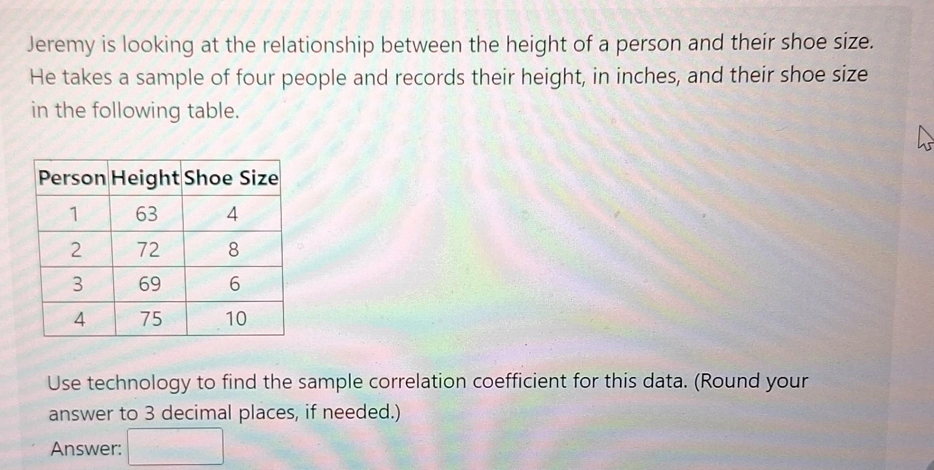 Solved Jeremy is looking at the relationship between the | Chegg.com