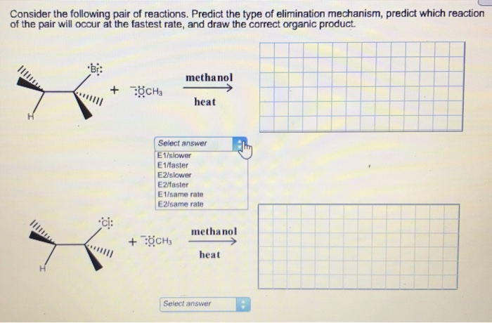 Solved Consider the following pair of reactions, Predict the | Chegg.com