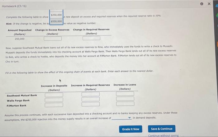 7. The money creation process Suppose Southeast | Chegg.com