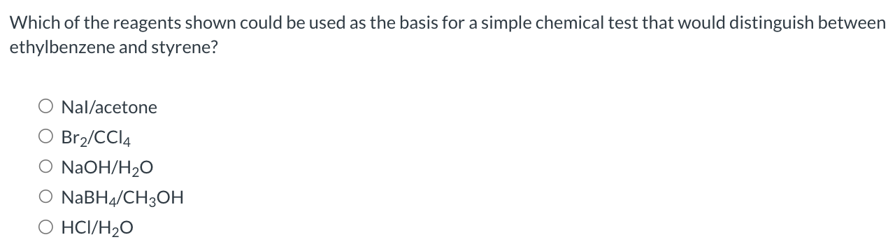 Solved by an EXPERT Which of ﻿the reagents shown could be ﻿used as ﻿the | Chegg.com
