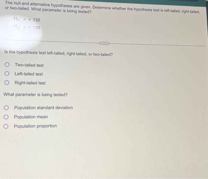 Solved The null and alternative hypotheses are given. | Chegg.com