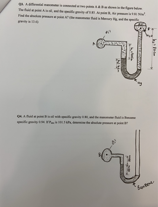 Solved (Homework#3) Q1. A fluid 2 is Carbon tetrachloride | Chegg.com