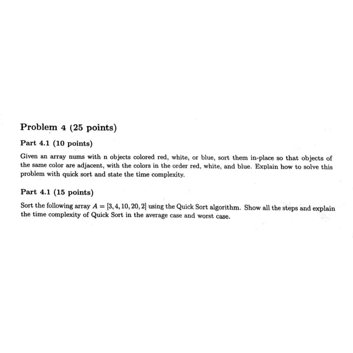 Solved Problem 4part 4 1 ﻿given An Array Nums With N Objects