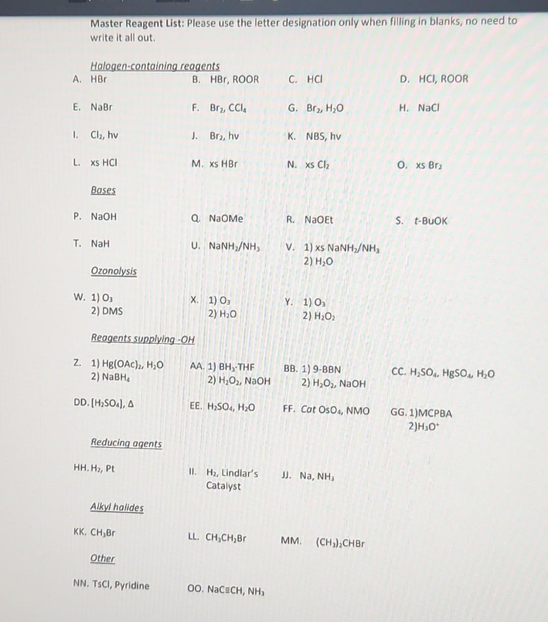 Solved 3. Short syntheses 3: each of the transformations | Chegg.com