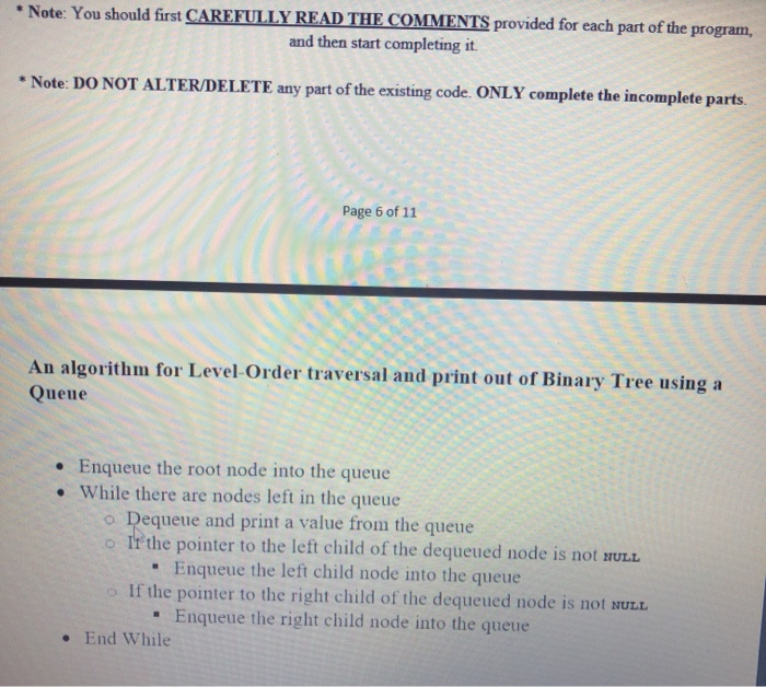 Solved Question 2 30 Marks Binary Tree In This Question