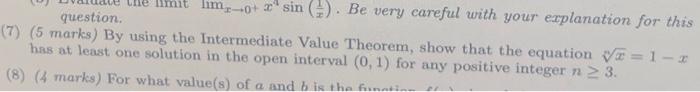 Solved question. (7) (5 marks) By using the Intermediate | Chegg.com