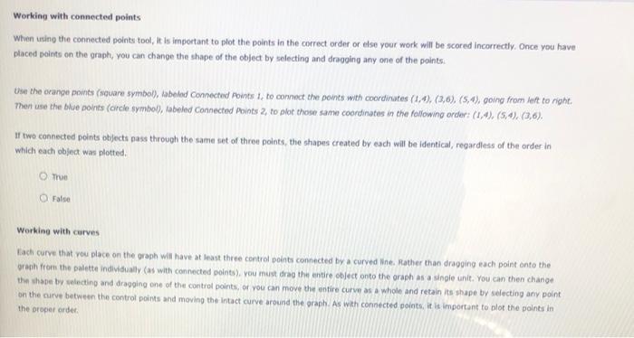 Solved 7. Connected points and curves Common features among | Chegg.com