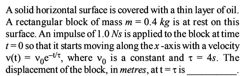 Solved A solid horizontal surface is covered with a thin | Chegg.com