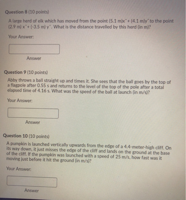 Solved Question 8 (10 points) A large herd of elk which has | Chegg.com