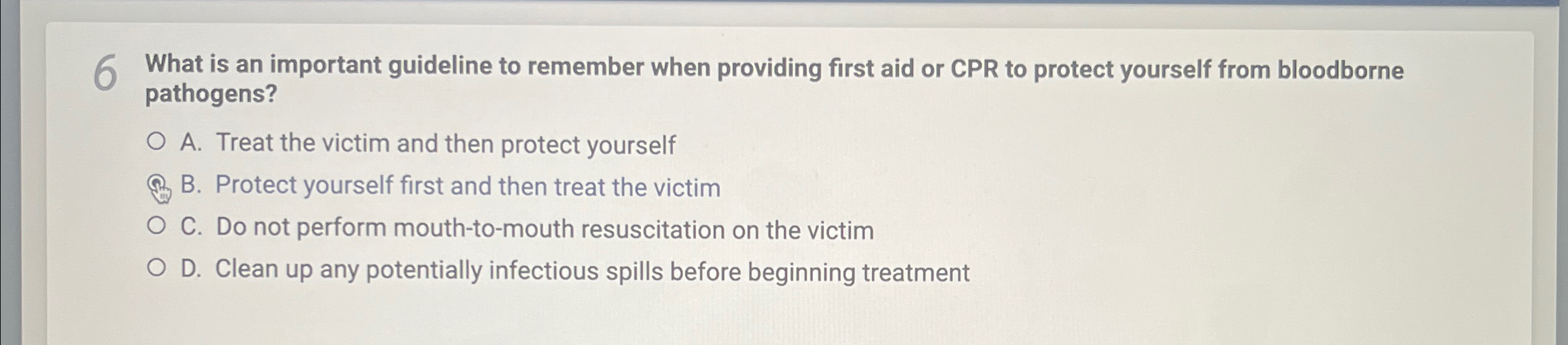 Solved What is an important guideline to remember when | Chegg.com