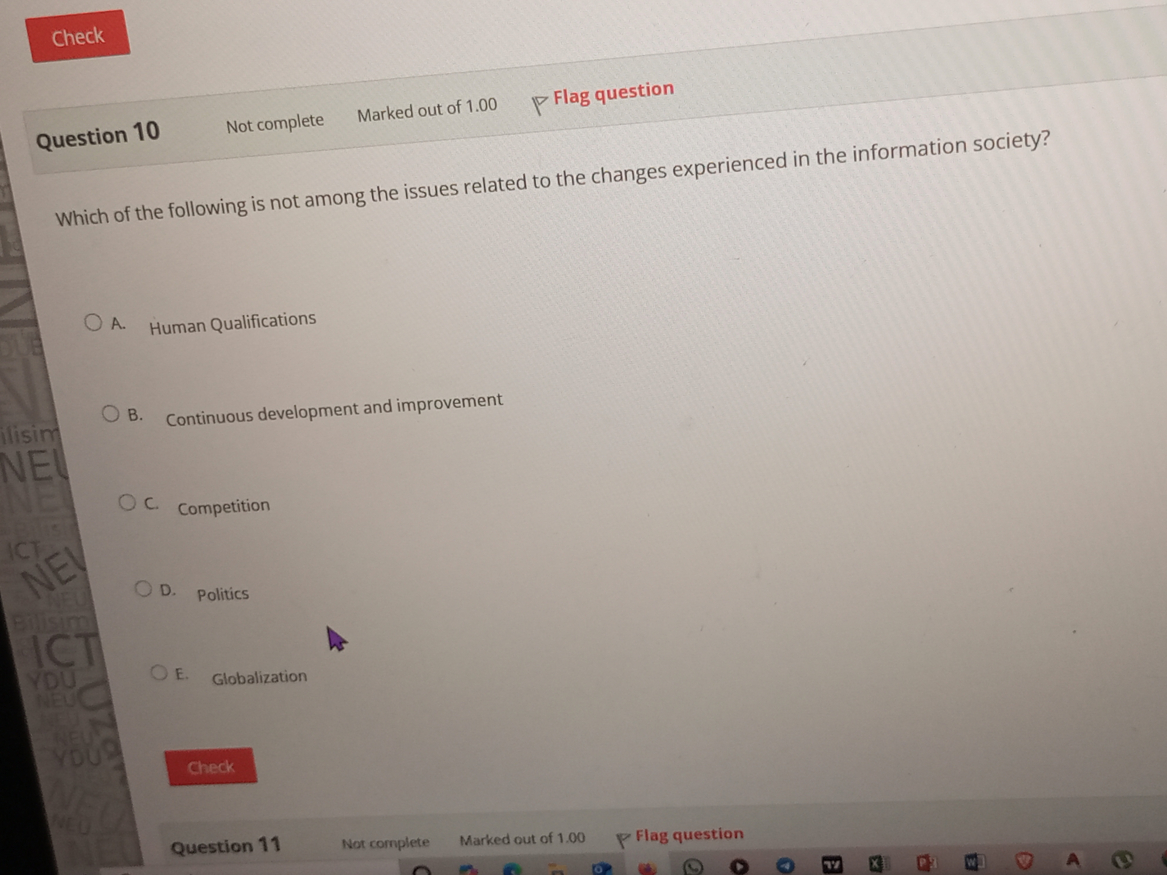 Solved Question 10Which of the following is not among the | Chegg.com