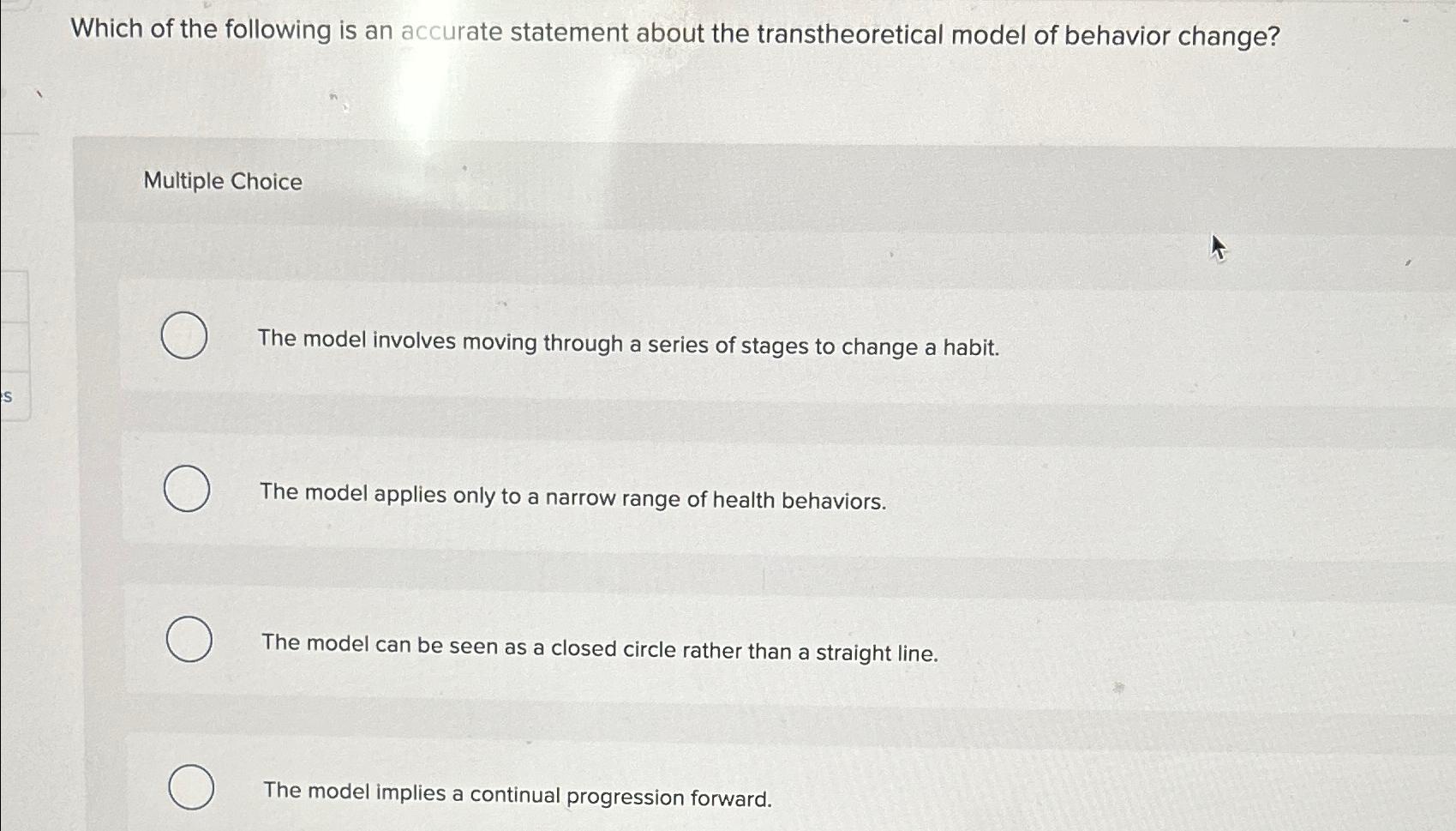 Solved Which of the following is an accurate statement about | Chegg.com