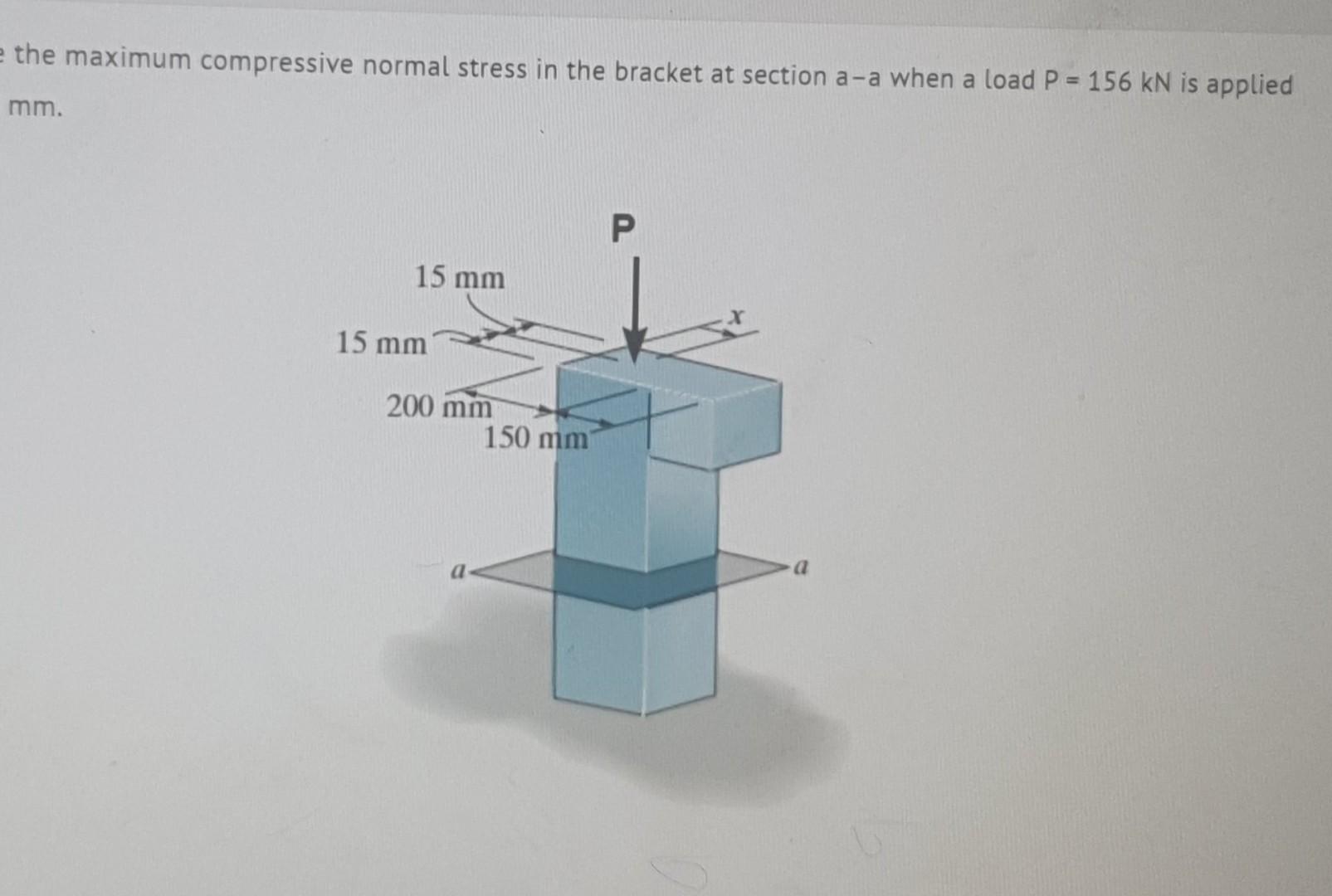 Solved Determine the maximum compressive normal stress in | Chegg.com