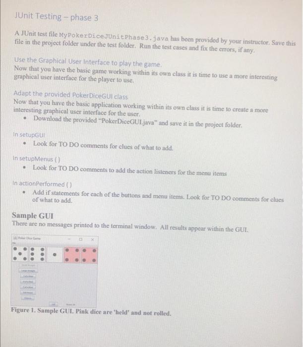 Solved CIS 223 Project 3 - Poker Dice Due Date Week before | Chegg.com