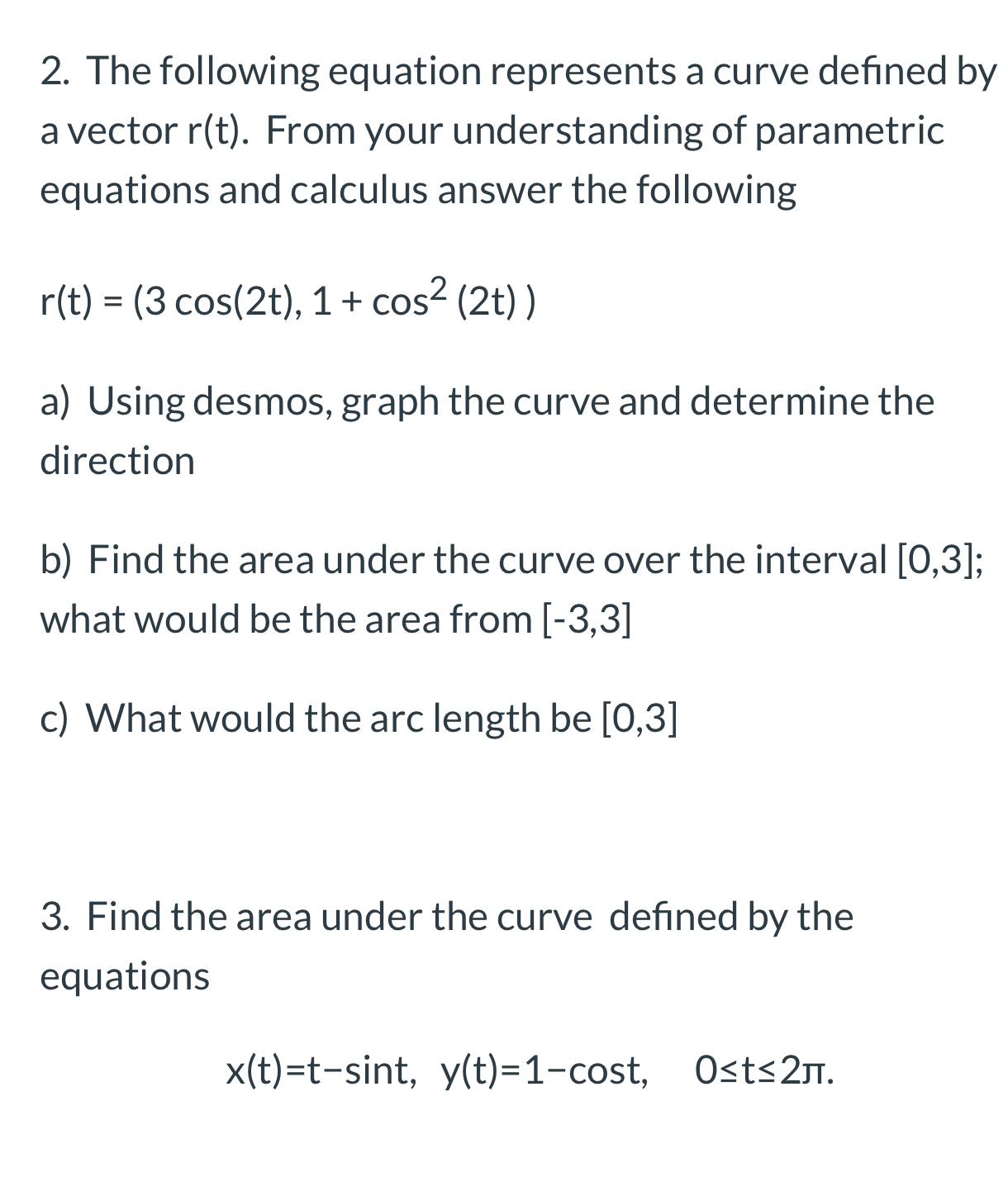 Solved The following equation represents a curve defined by | Chegg.com