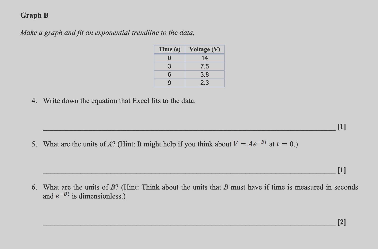 Solved Please help me answer all parts of the question. | Chegg.com