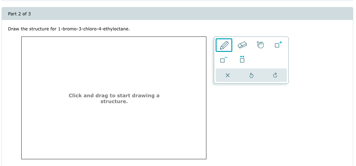 Part 2 ﻿of 3Draw the structure for | Chegg.com