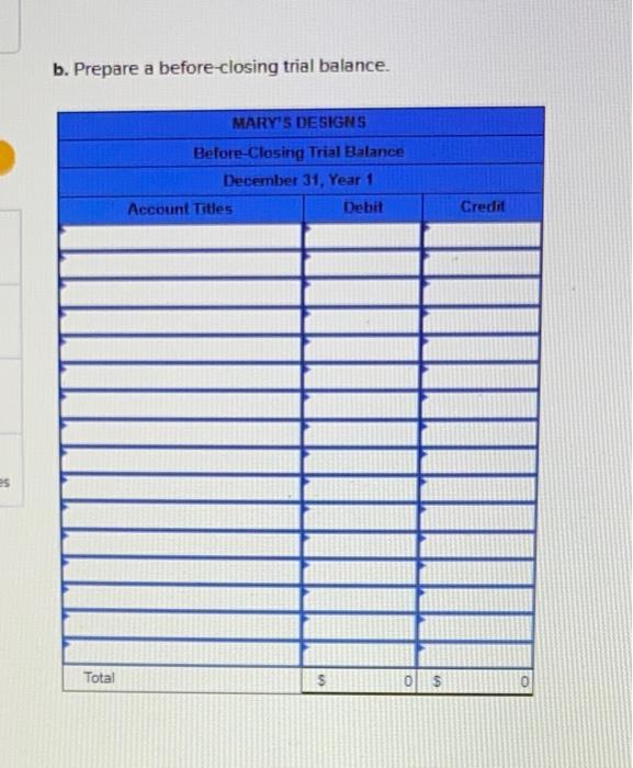 Solved The following accounting events apply to Mary's | Chegg.com