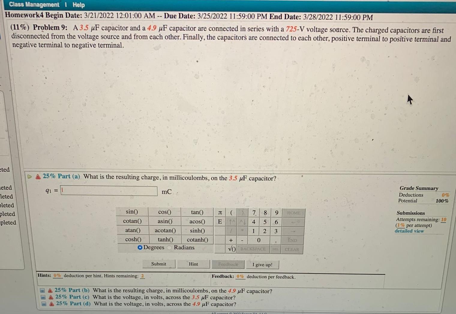 Solved Class Management | Help Homework4 Begin Date: | Chegg.com