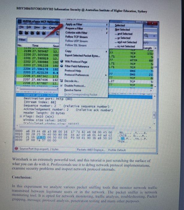 Solved Questions: 1. What is packet sniffer? 2. How to sniff | Chegg.com