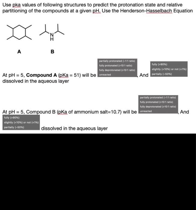 Solved Use pka values of following structures to predict the | Chegg.com