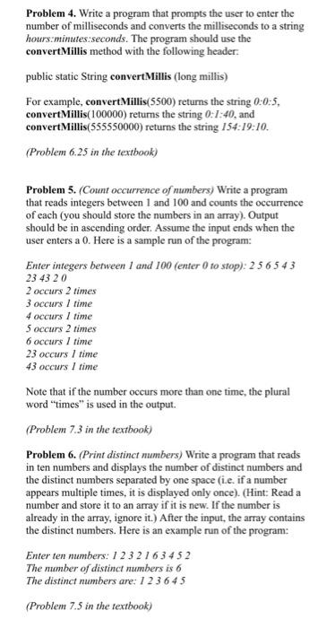 Solved Problem 4. Write a program that prompts the user to | Chegg.com