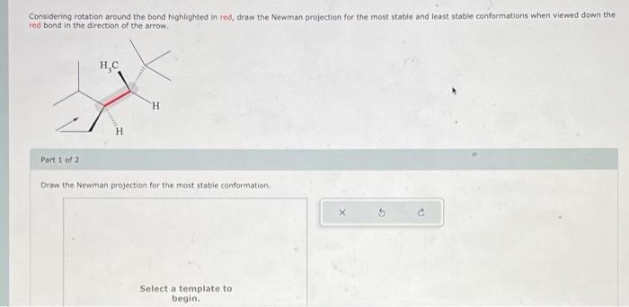 Solved Considering rotation around the bond highlighted in | Chegg.com