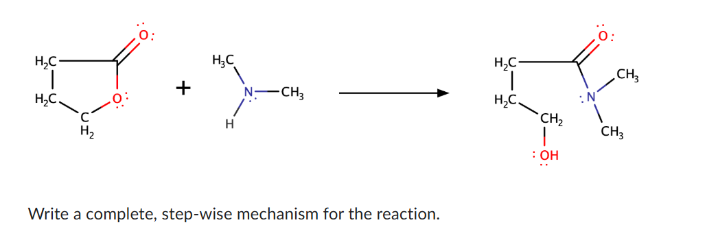 Solved Write a complete, step-wise mechanism for the | Chegg.com