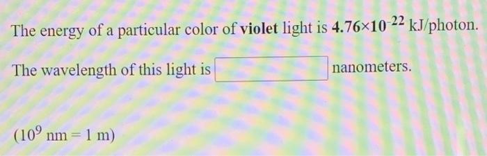 Solved The wavelength of a particular color of orange light | Chegg.com