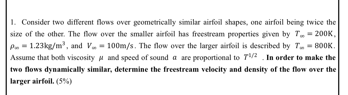 Solved Consider two different flows over geometrically | Chegg.com