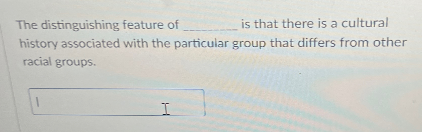 Solved The distinguishing feature of is that there is a | Chegg.com