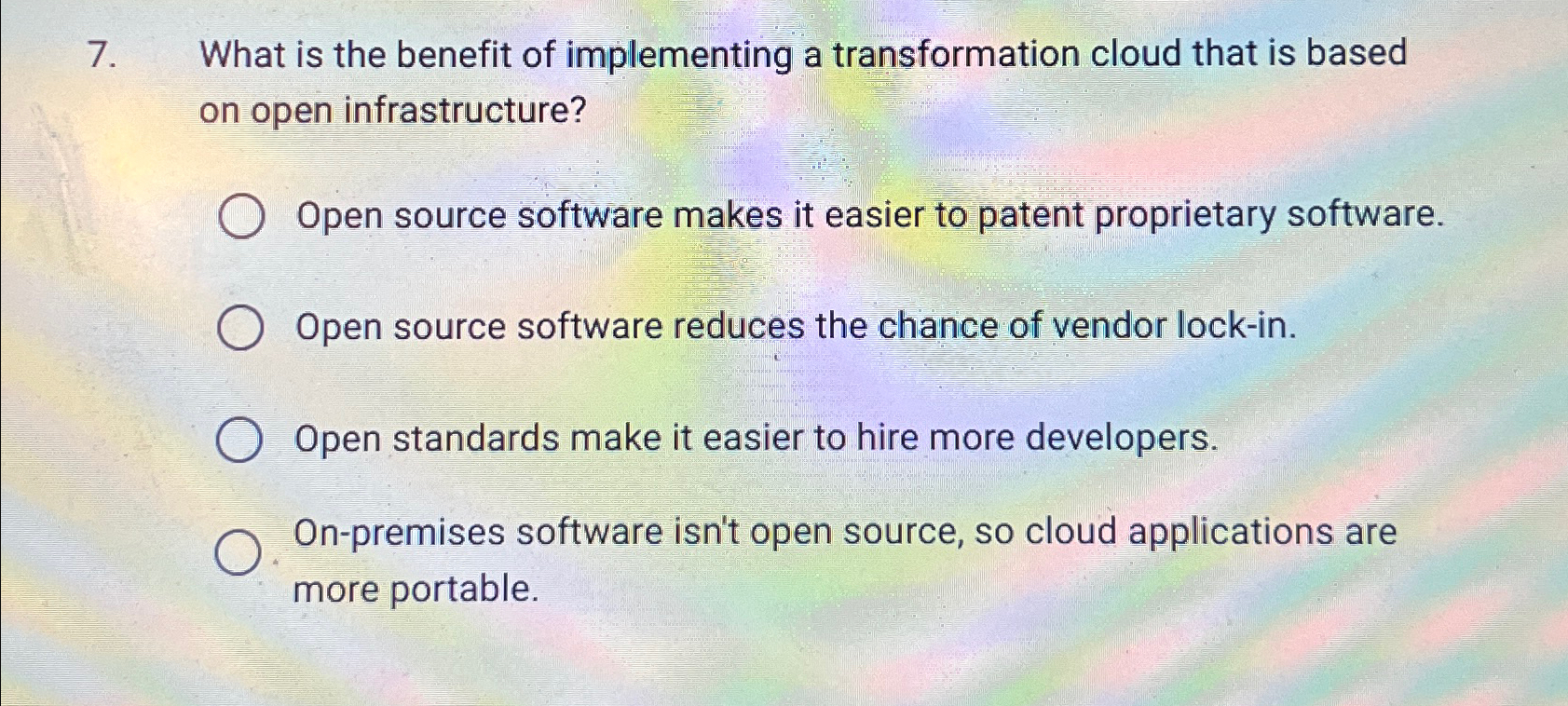Solved What is the benefit of implementing a transformation | Chegg.com