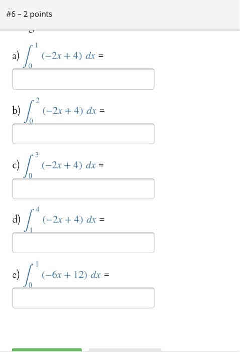 Solved 10 10 A graph of f(x) -2x+4 is shown above. Using the | Chegg.com