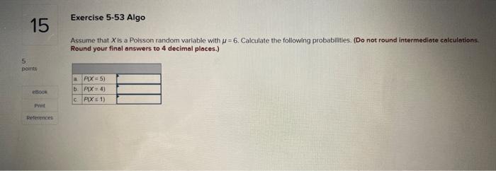 Solved Assume that X is a Poisson random variable with μ=6. | Chegg.com