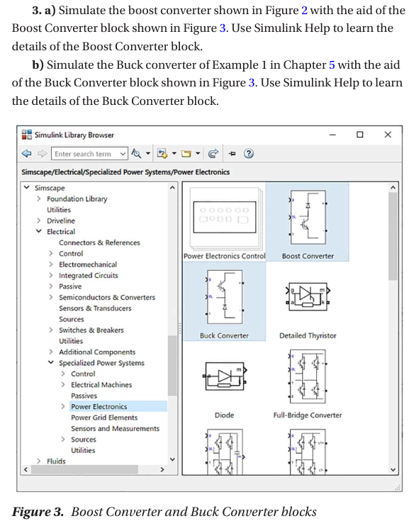 Solved a) ﻿Simulate the boost converter shown in Figure 2 | Chegg.com