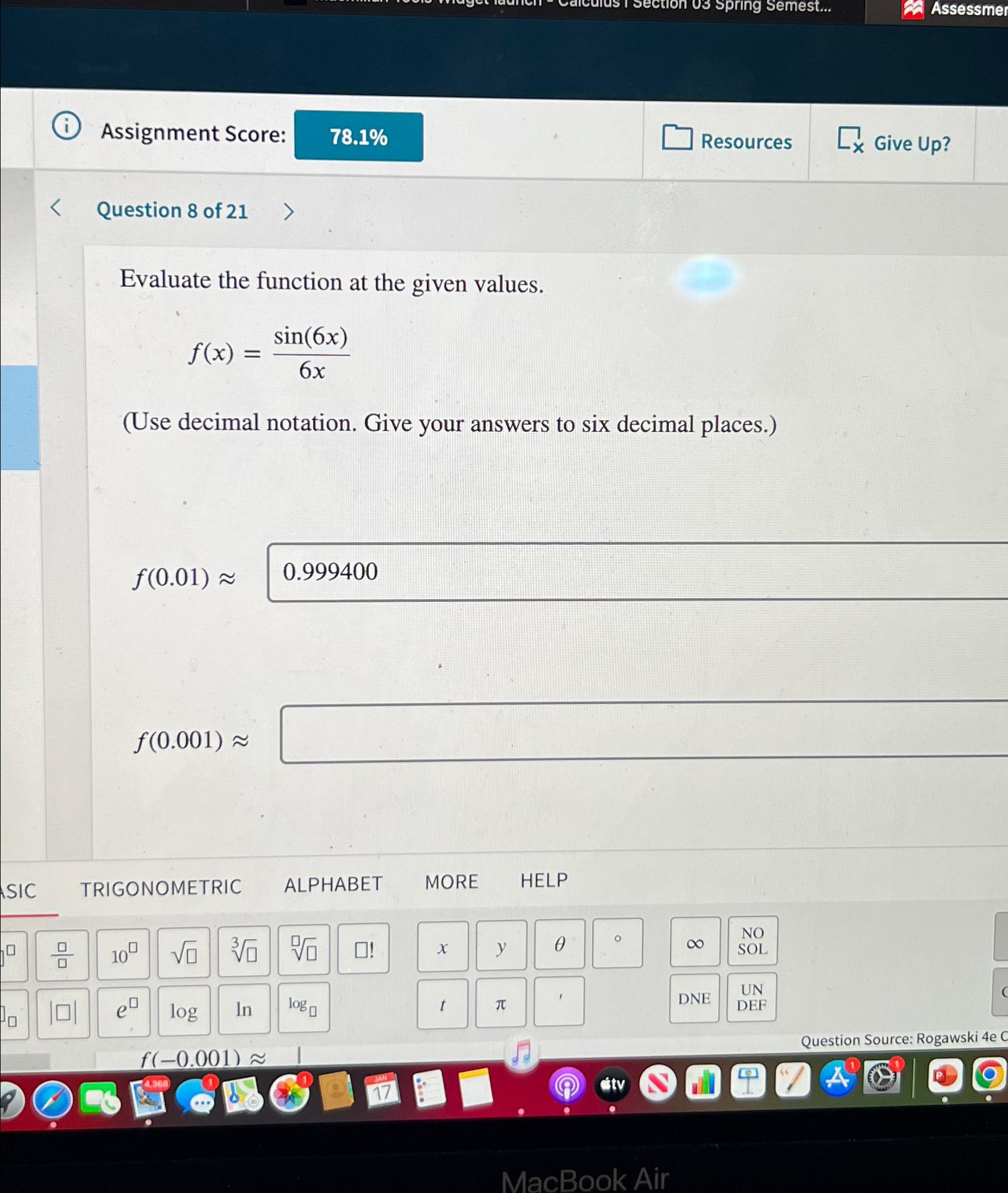Solved Assignment Score:ResourcesGive Up?Question 8 ﻿of | Chegg.com