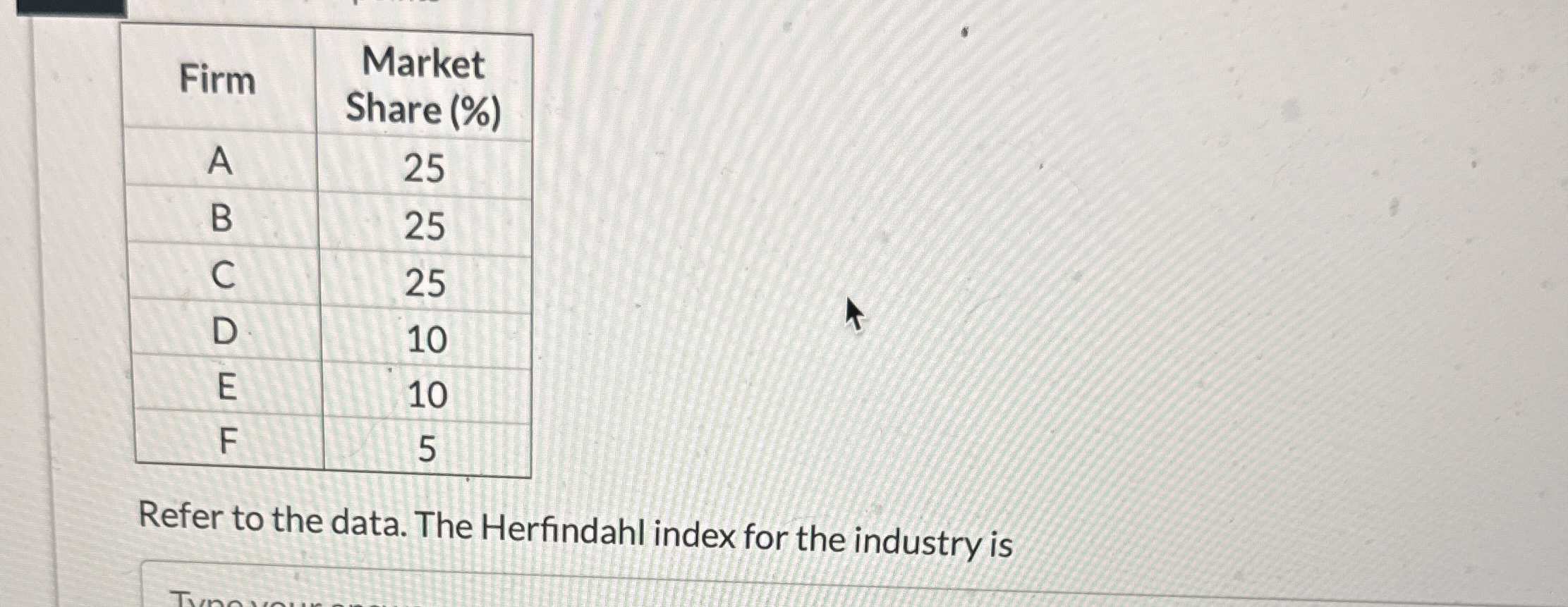 Solved \table[[Firm,\table[[Market],[Share | Chegg.com