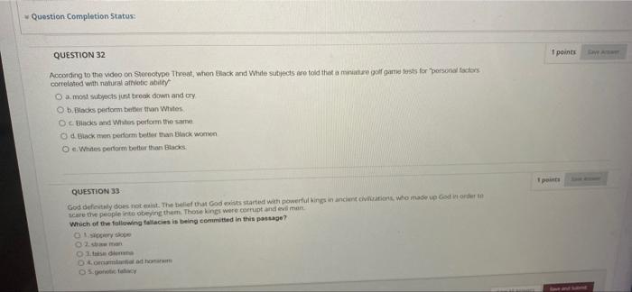 Question Completion Status: QUESTIONS According to | Chegg.com