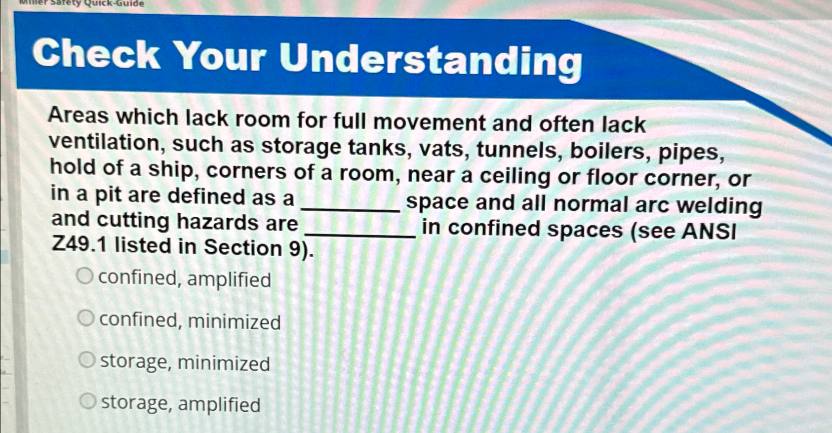 Solved Check Your Understanding\\nAreas which lack room for | Chegg.com