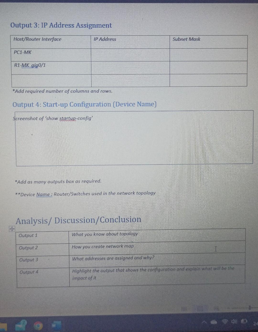Assignment 2: Configuring Routers and Subnetting | Chegg.com