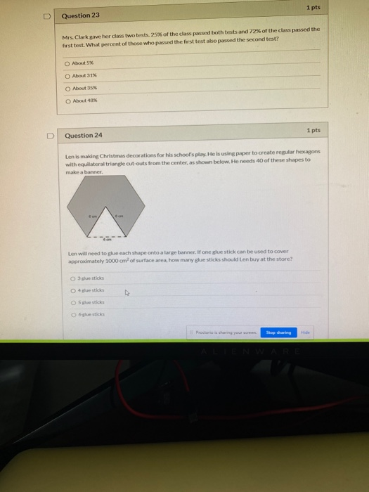Solved 1 pts Question 23 Mrs. Clark gave her class two | Chegg.com Solved 1 pts Question 23 Mrs. Clark gave her class two | Chegg.com