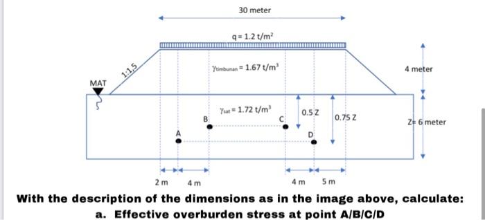 Solved With the description of the dimensions as in the | Chegg.com