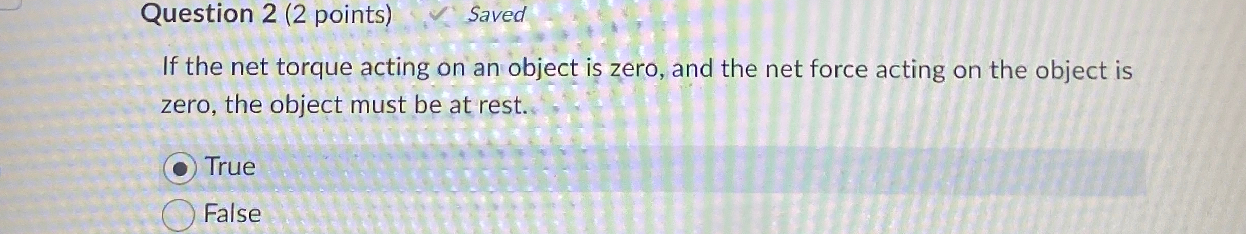Solved Question 2 (2 points)SavedIf the net torque acting | Chegg.com Solved Question 2 (2 points)SavedIf the net torque acting | Chegg.com