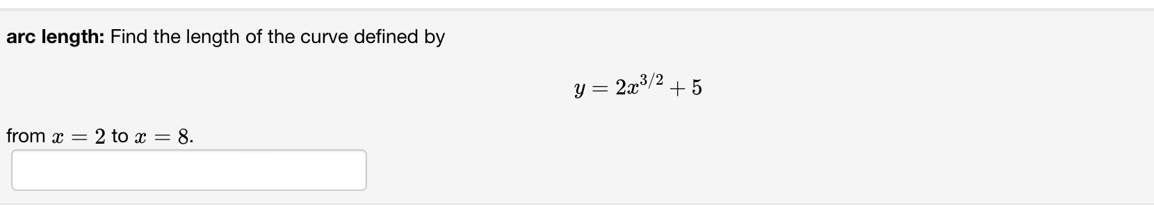 Solved arc length: Find the length of the curve defined | Chegg.com